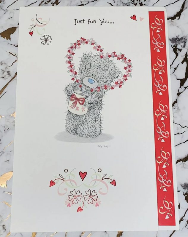 Valentines Card Beautiful Me To You Tatty Ted Design