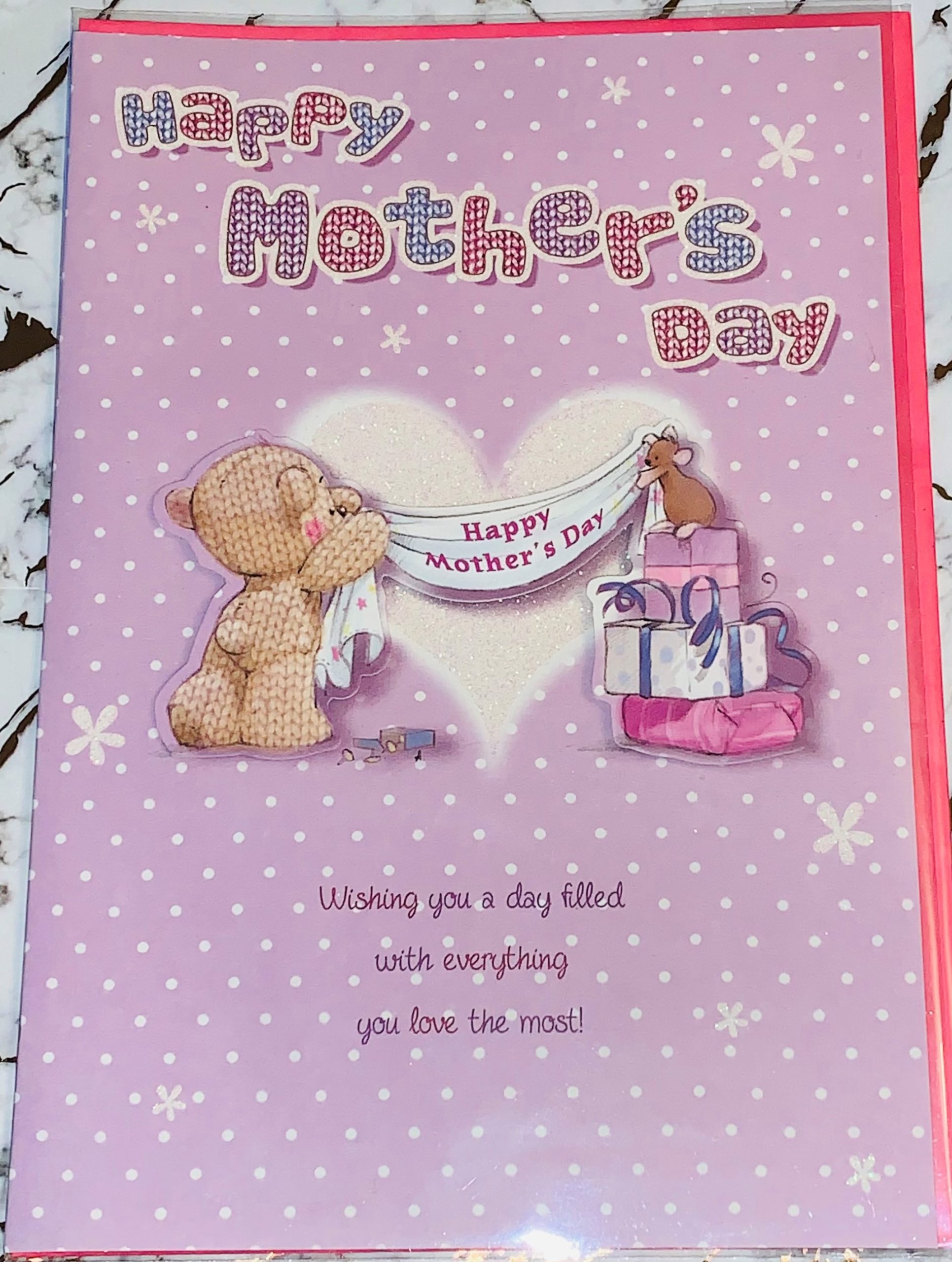 Beautiful Mother S Day Card Lovely Verse Sparkling Design 069479